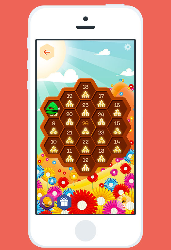 Disco Bees for iPad/iPhone - Lefft ★ Paddy Donnelly
