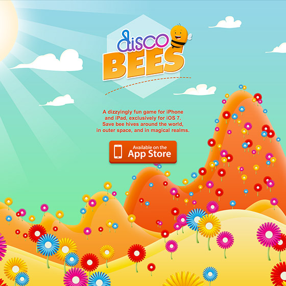 Disco Bees for iPad/iPhone - Lefft ★ Paddy Donnelly